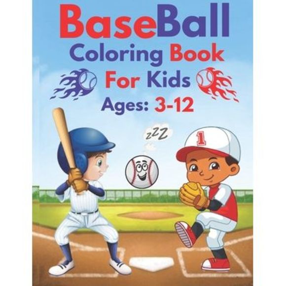 Coloring Book Edition | Other | Baseball Coloring Book For Kids Ages 32 ...